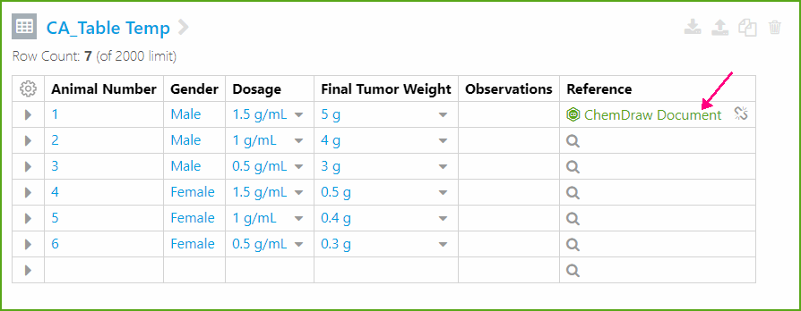 How To Add An Internal Reference Column To A Table In Signals Notebook Revvity Signals