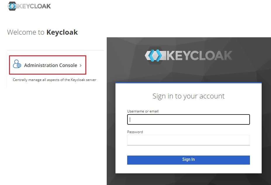 Signals Image Artist: Accessing the Keycloak Admin Console – Revvity ...