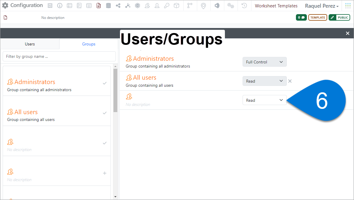 Signals Notebook Share A Worksheet Template With Other Users From The Signals Configuration