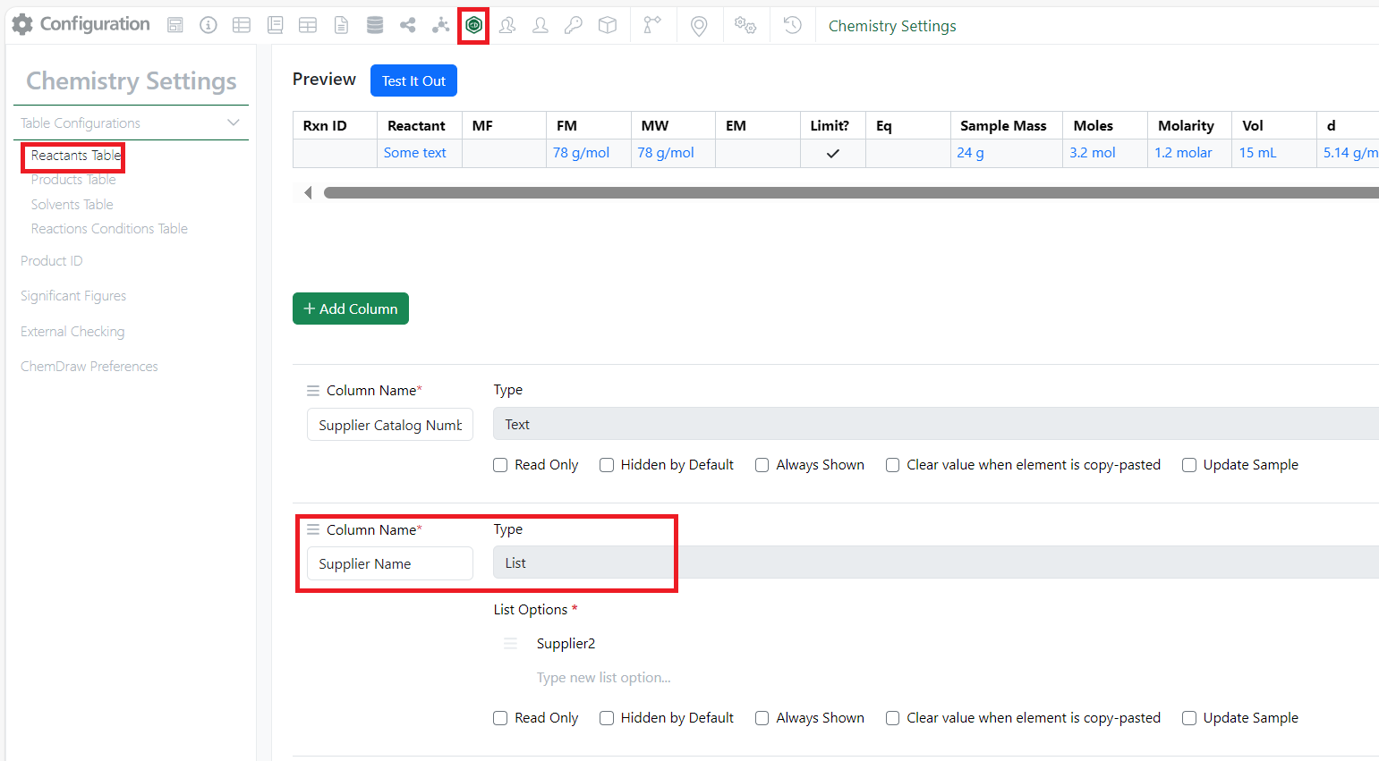 Signals Notebook: How to map "Supplier Name" in Material Reagent (SNB) to "Supplier" field in ...