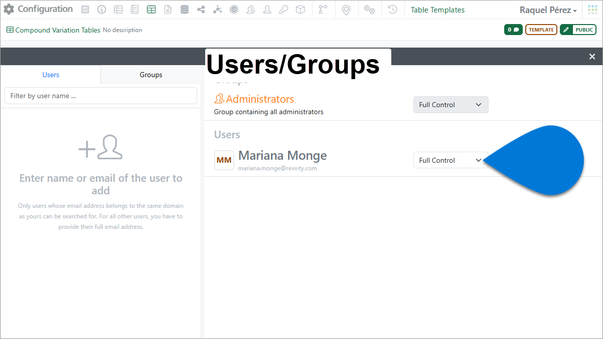 Signals Notebook Share A Variations Table With Other Users From The Signals Configuration