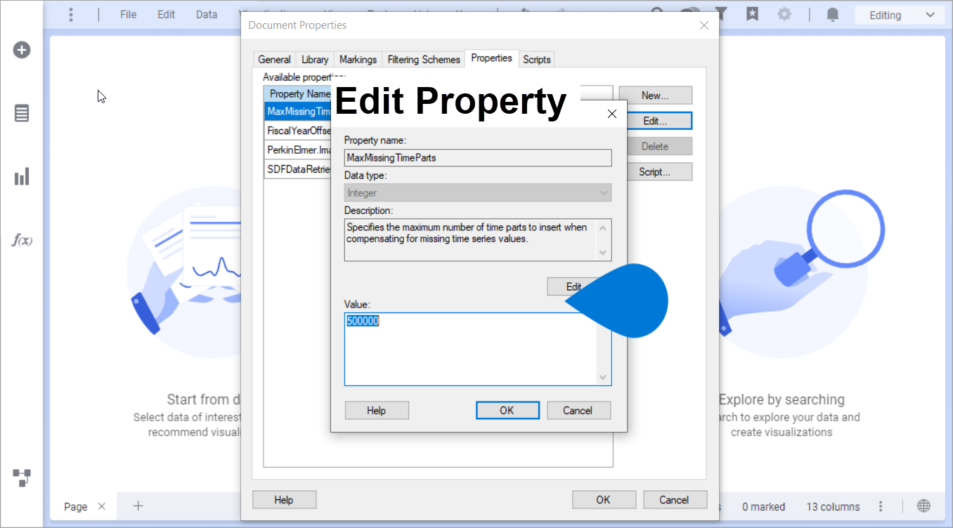 Edit a document property of an analysis – Revvity Signals Support