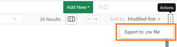 Signals Notebook: How to export containers in CSV format – Revvity Signals