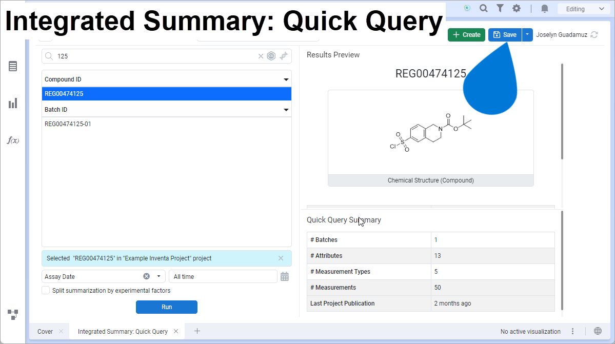 Save a new quick query as public from the Integrated Summary: Quick ...