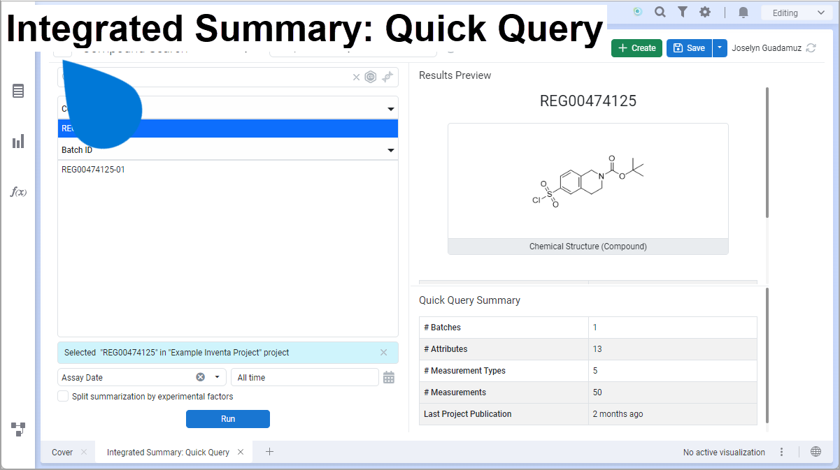 Delete a saved quick query from the Integrated Summary: Quick Query app ...