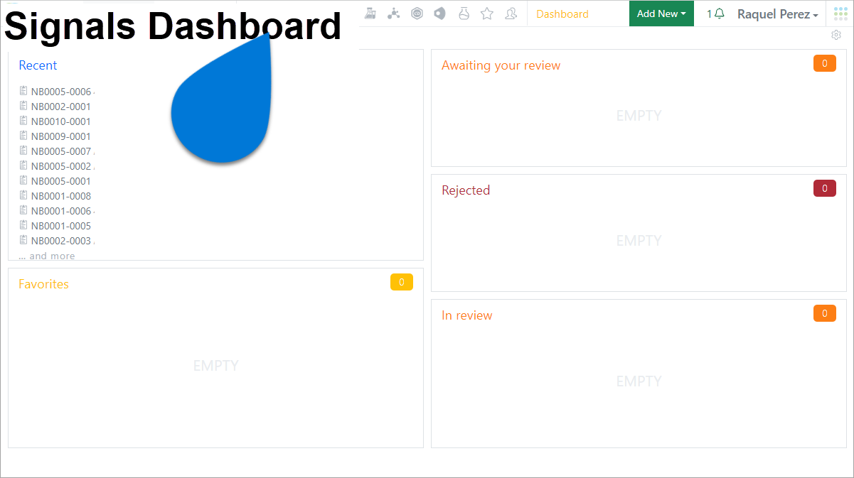 Save a text entered to a text field as a template in Signals – Revvity ...