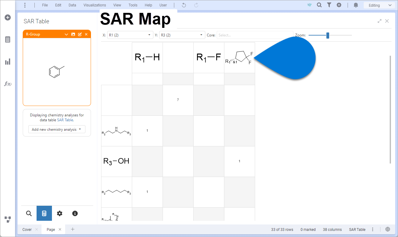 Copy a structure(s) to the clipboard from the ChemCharts SAR Map ...