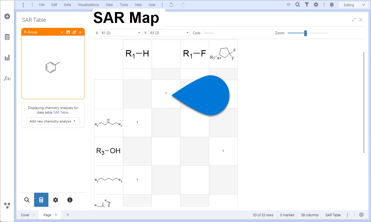 Copy rows as text to the clipboard from the ChemCharts SAR Map ...