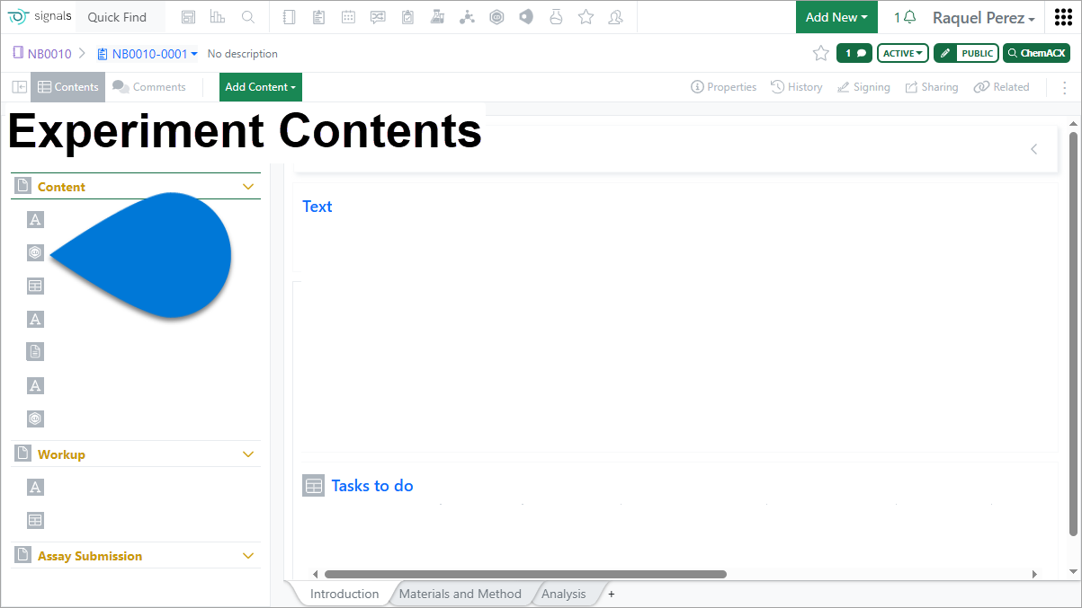 Add a reactant(s) and a product(s) to a Chemical Drawing(s) through the ...