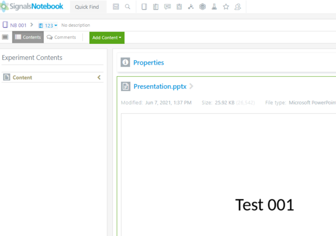 Signals Notebook: Can't find deleted attachment in Trashed items – Revvity Signals