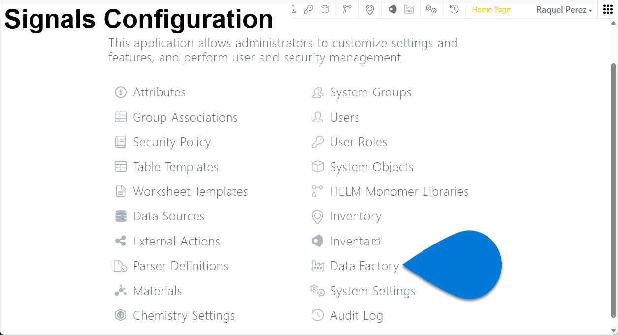 Delete an entity attribute in Data Factory – Revvity Signals Support