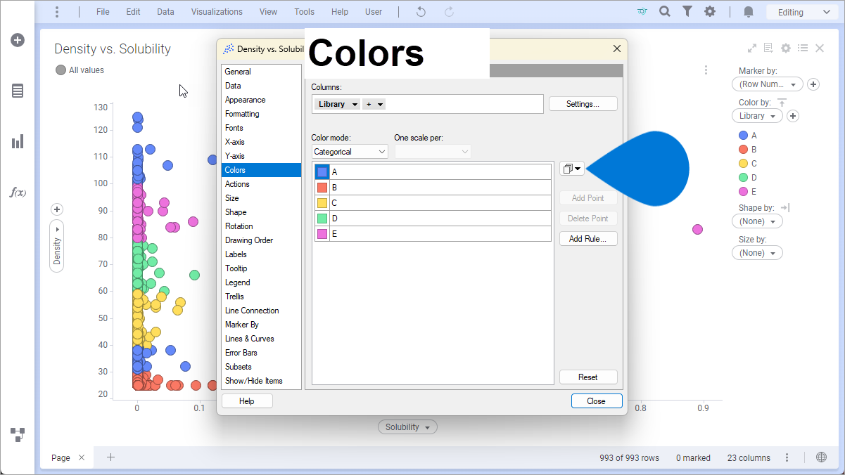 Save a color scheme of an analysis as a document color scheme – Revvity ...