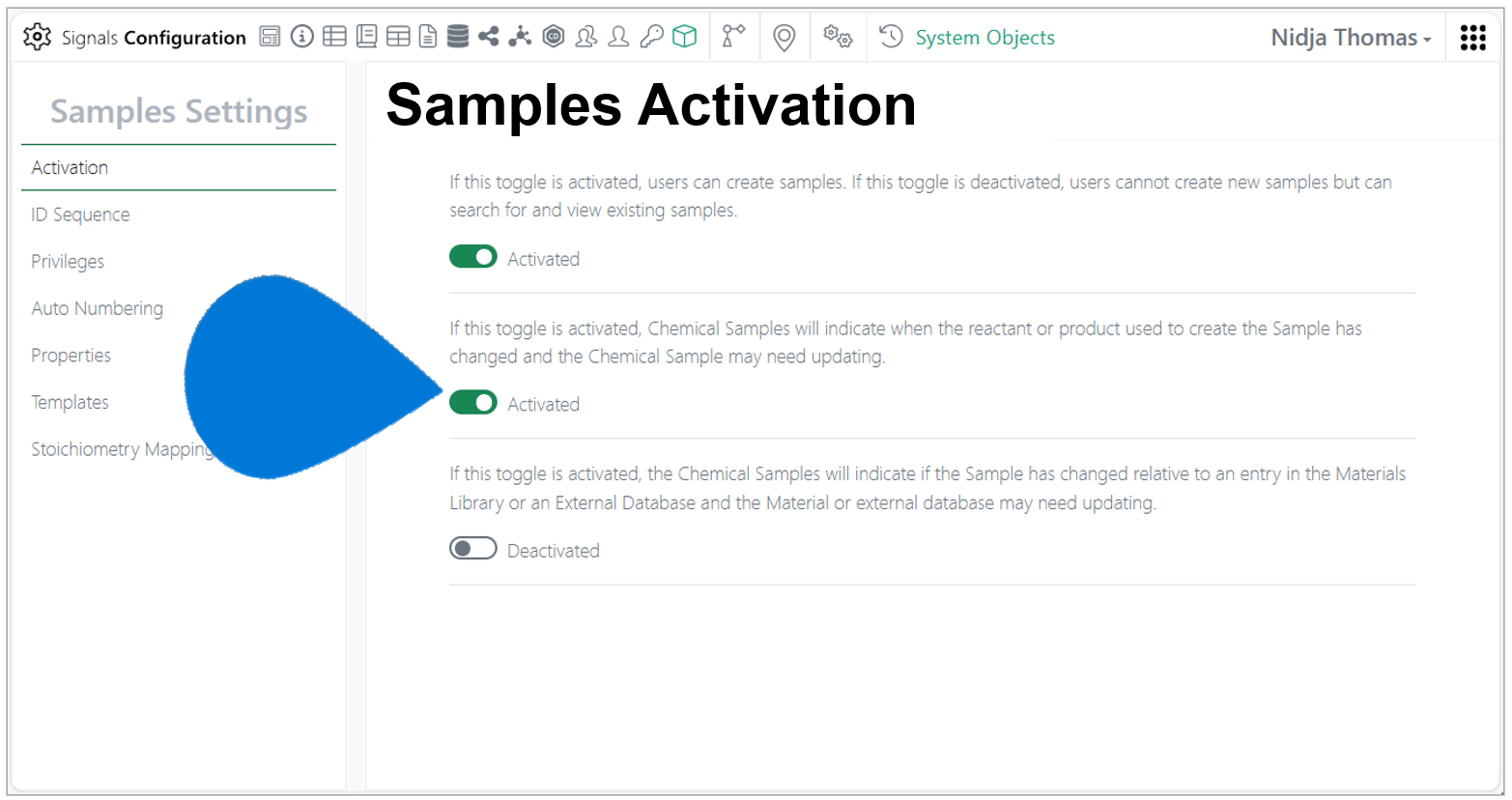 Enable Samples creation from Signals Configuration – Revvity Signals ...